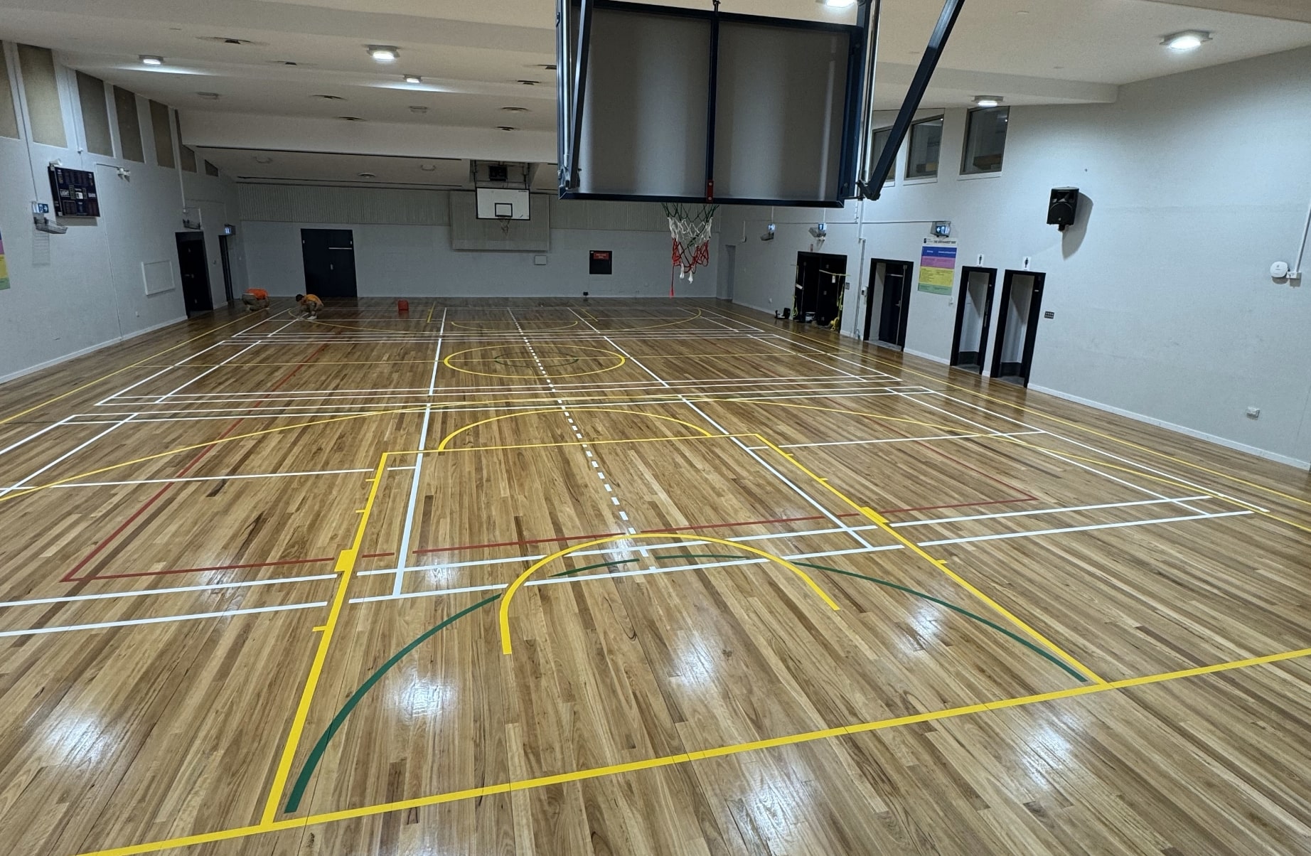 Basketball Court Line Marking Services in Sydney - Speedy Line Marking
